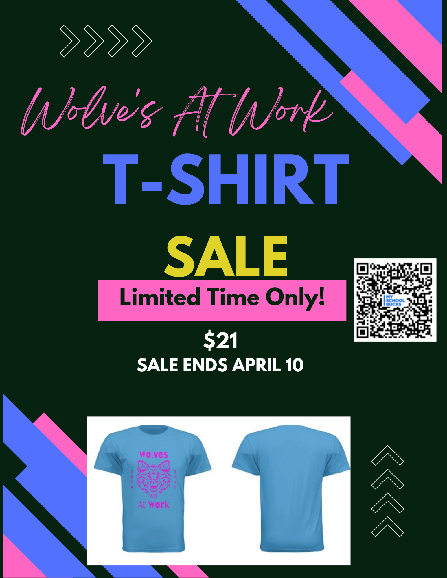 Wolves At Work T-Shirt Sale | Da Vinci Schools